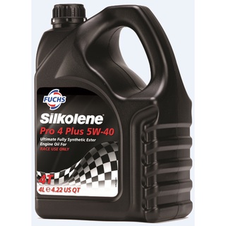 Dầu Nhớt Động Cơ Fuchs Silkolene Pro 4 Plus 5W-40 Race Use Only Can 4L ...