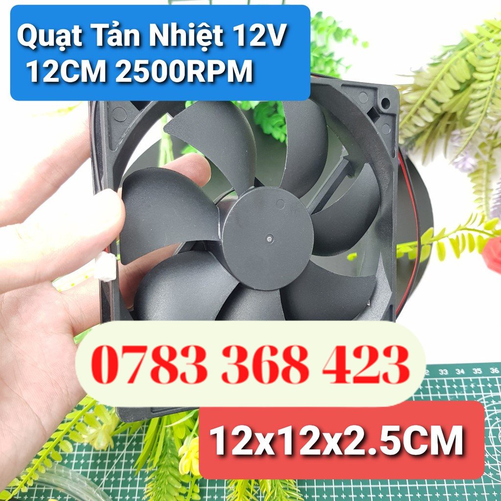 Quạt Tản Nhiệt Brushless 12V 3000RPM 95225 Quạt Thổi Nhiệt Hút Mùi PC ...