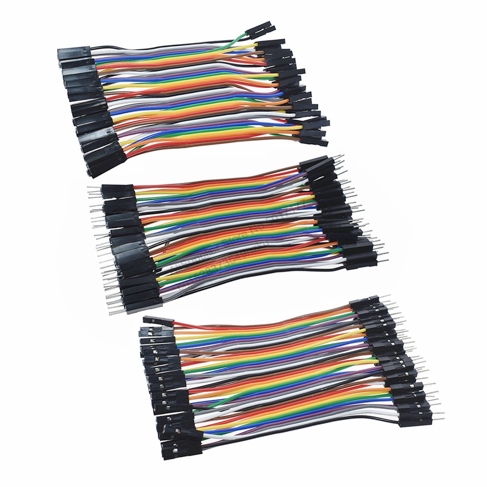 Set 40 Dây Dupont Nối Đầu Đực + Đầu Cái Sang Đầu Cái 10CM 20CM 30CM ...