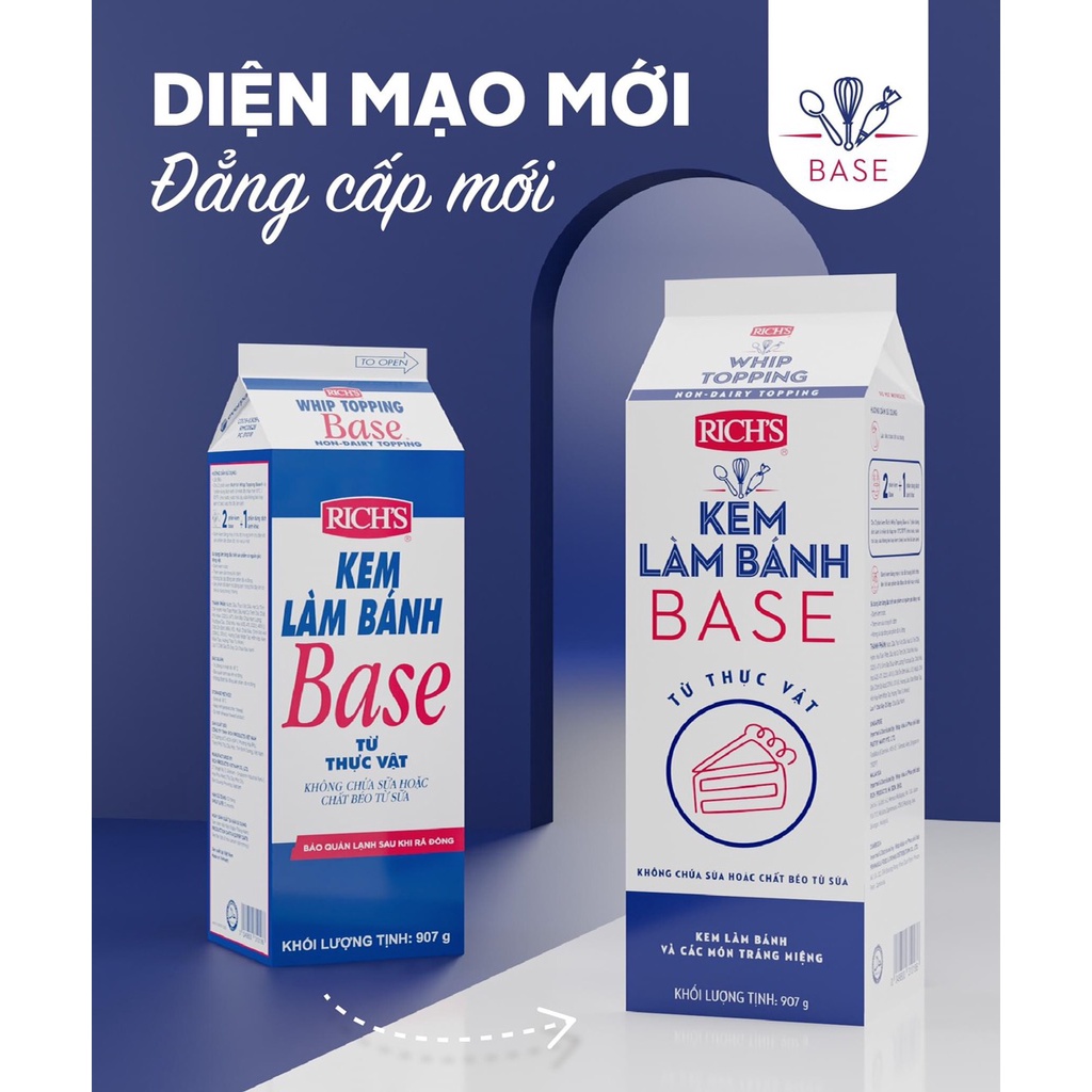 Kem Pha Chế Đa Dụng - Topping Rich Base 1 lit | Shopee Việt Nam