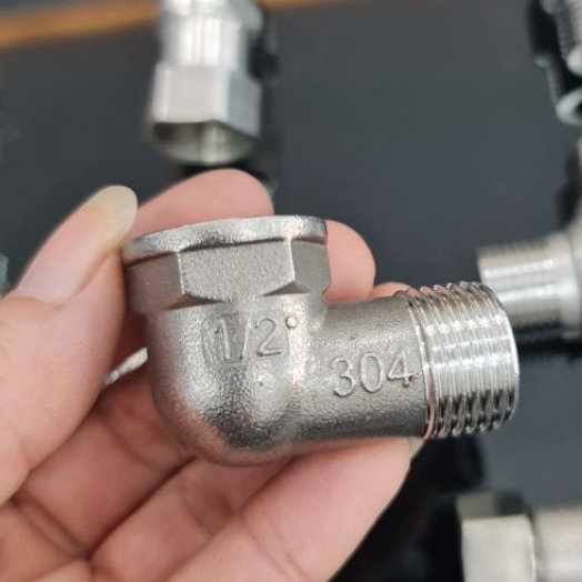 Co điếu inox- co ren trong ren ngoài inox - cỡ 15 ren 21 | Shopee Việt Nam