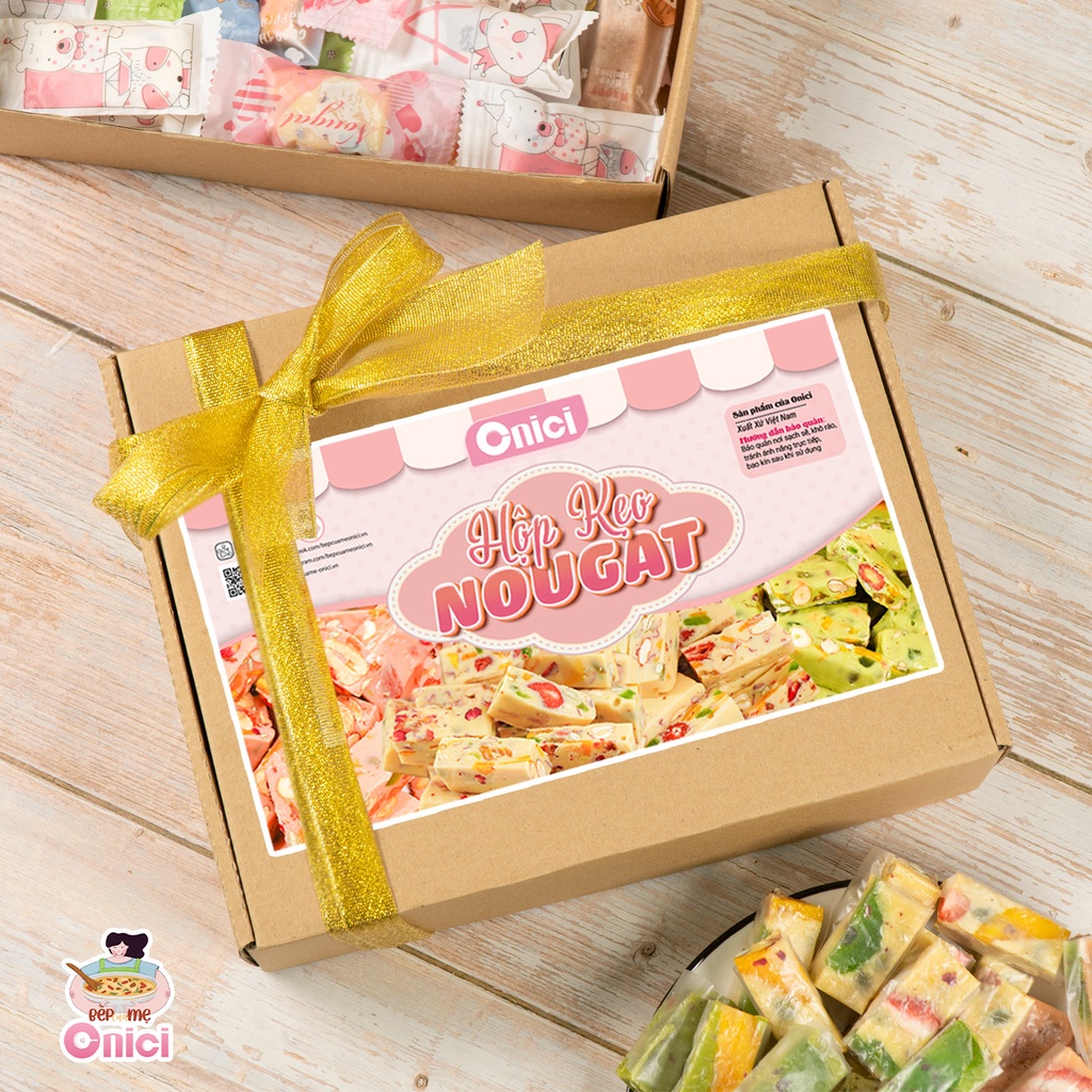 Kẹo nougat thành phẩm Bếp Của Mẹ ONICI kẹo hạnh phúc | Shopee Việt Nam