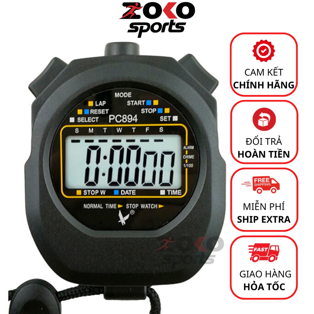 Đồng hồ bấm giờ chính hãng PC894 LEAP , bấm giây mini , bấm giờ thể thao , học tập - ZOKO SPORT ...