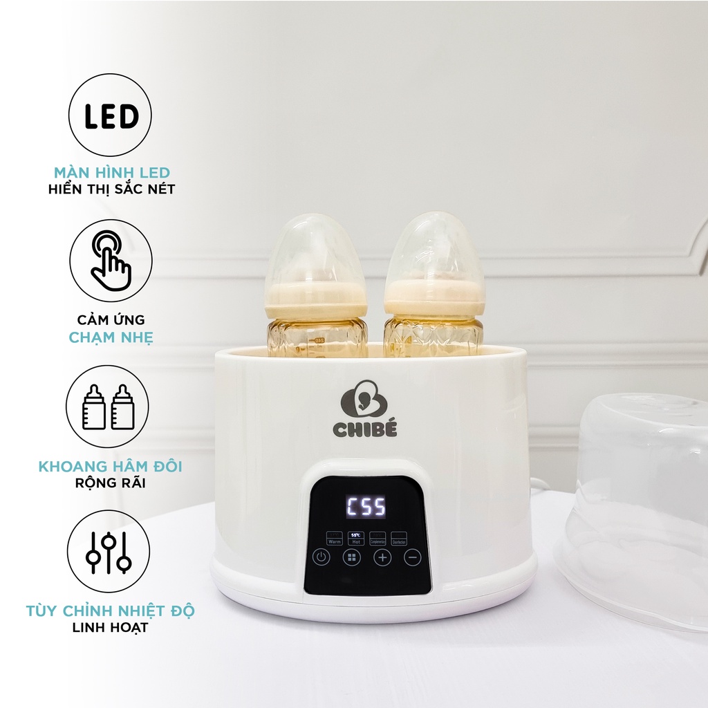 Máy hâm sữa đôi Chibé CB017 - Bibi Kids | Shopee Việt Nam