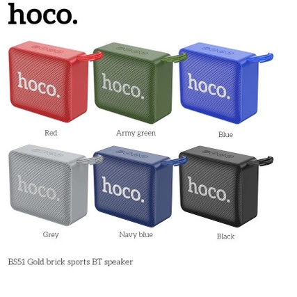 Loa Bluetooth Hoco BS51 loa không dây sạc pin loa blt | Shopee Việt Nam