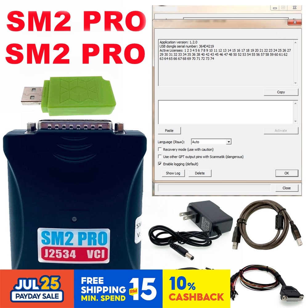 ⭐⭐⭐Mới nhất SM2 Pro J2534 VCI ECU Lập trình viên Công cụ đọc & ghi được ...