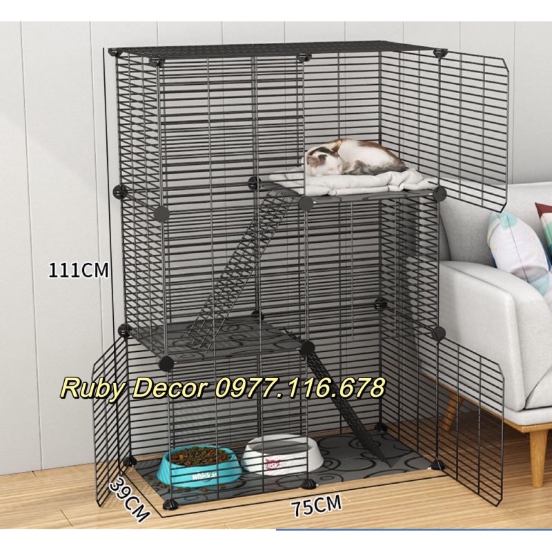 [COMBO] CHUỒNG QUÂY CHÓ MÈO ,LỒNG NUÔI THÚ CƯNG ĐA NĂNG - Ruby Decor | Shopee Việt Nam
