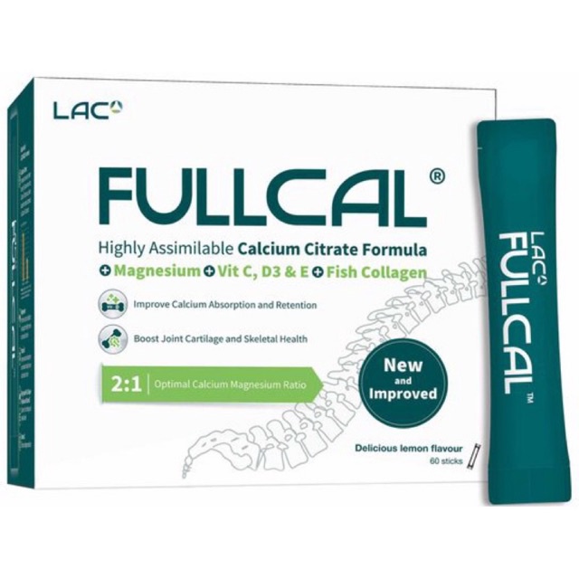[Chính hãng] LAC FULLCAL Canxi-Magie-Vitamin C-Collagen-Vitamin E ...
