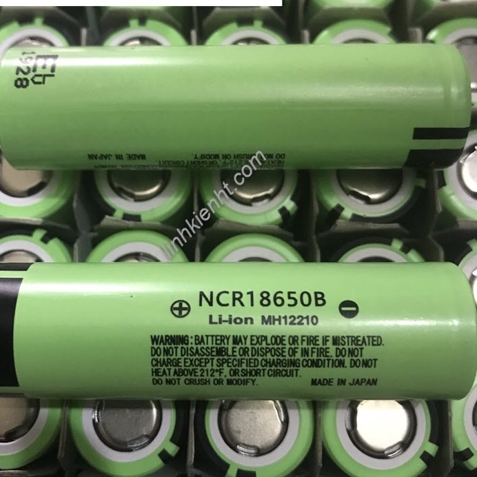Pin sạc lithium Panasonic 18650 3400mAh, hàng mới chuẩn dung lượng (giá ...