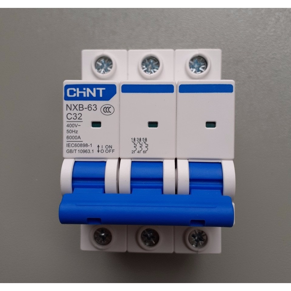 CB, Aptomat Chint MCB 3 pha 20A, 25A, 32A, 40A, 63A | Shopee Việt Nam