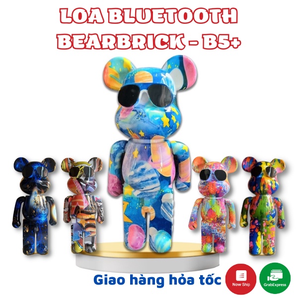 Loa bluetooth gấu bearbrick Loa deco không dây hot trend bảo hành 24 ...