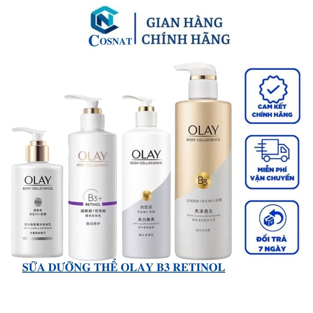 Sữa Dưỡng Thể Olay B3 Retinol - Olay Bright Ultra Whitening dưỡng trắng ...