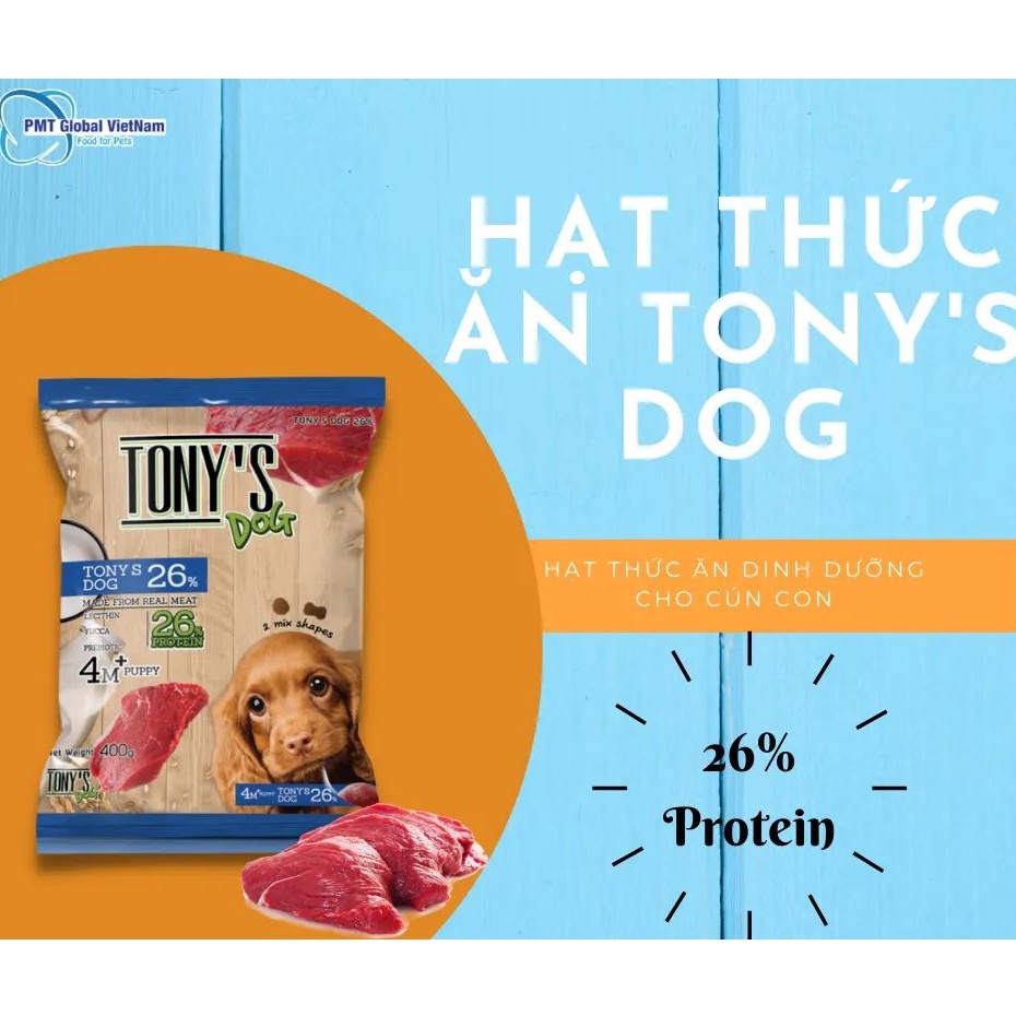 Giá Dùng Thử Thức Ăn Cho Chó Con Tony’s Dog Puppy 400gram | Shopee Việt Nam