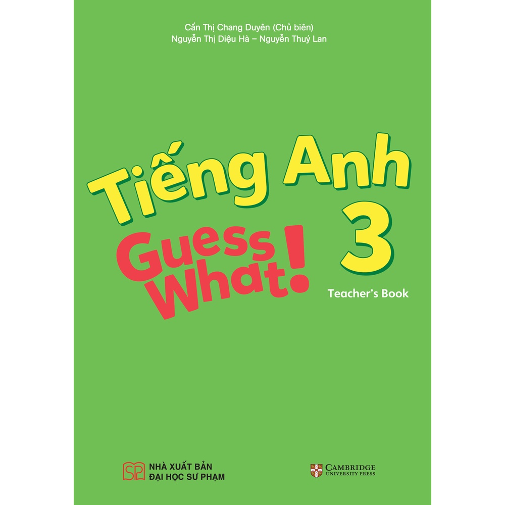 Sách Giáo Khoa Tiếng Anh Guess What! 3 (Teacher's Book) - ZNB | Shopee ...