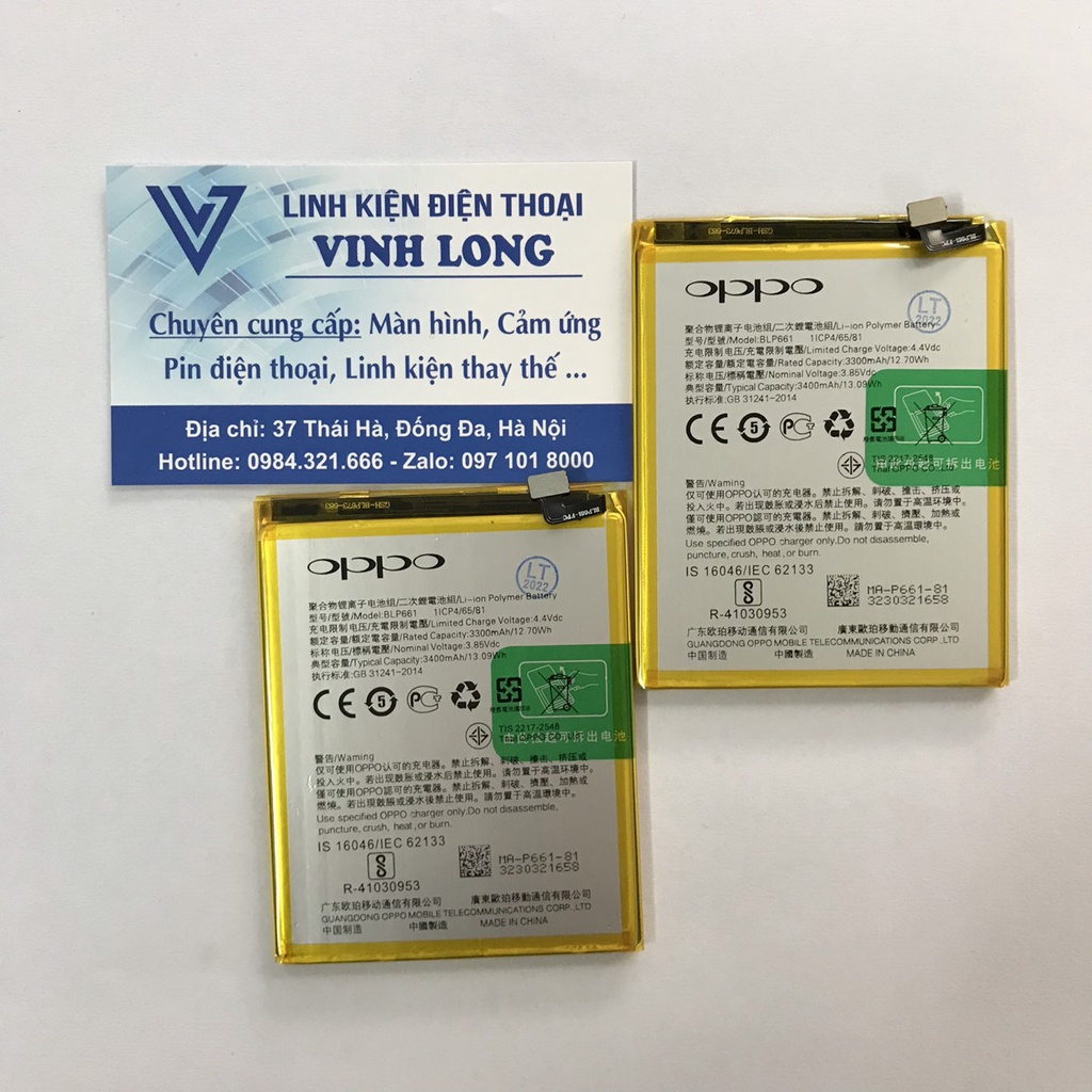 Pin Oppo F7 (BLP661) 3400MAH | Shopee Việt Nam