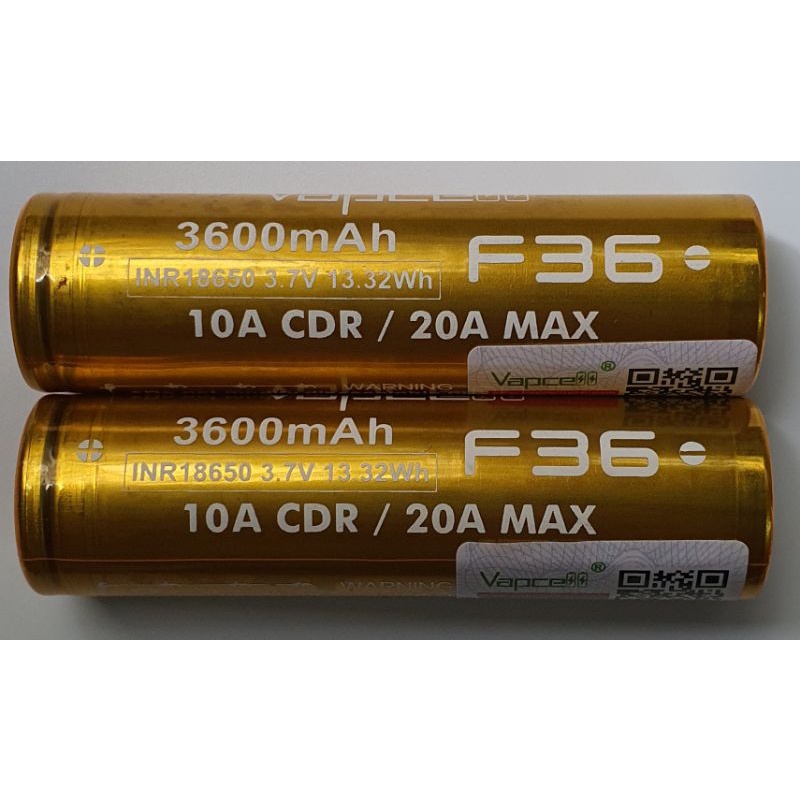 Pin Vapcell F36 INR 18650 3600mah, 10A/20A | Shopee Việt Nam