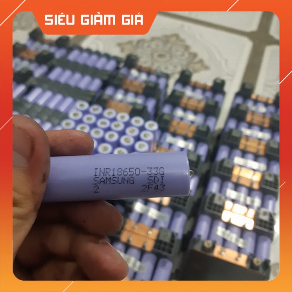 Cell Pin 18650 Samsung 33G dung lượng 2500-3100mAh xả