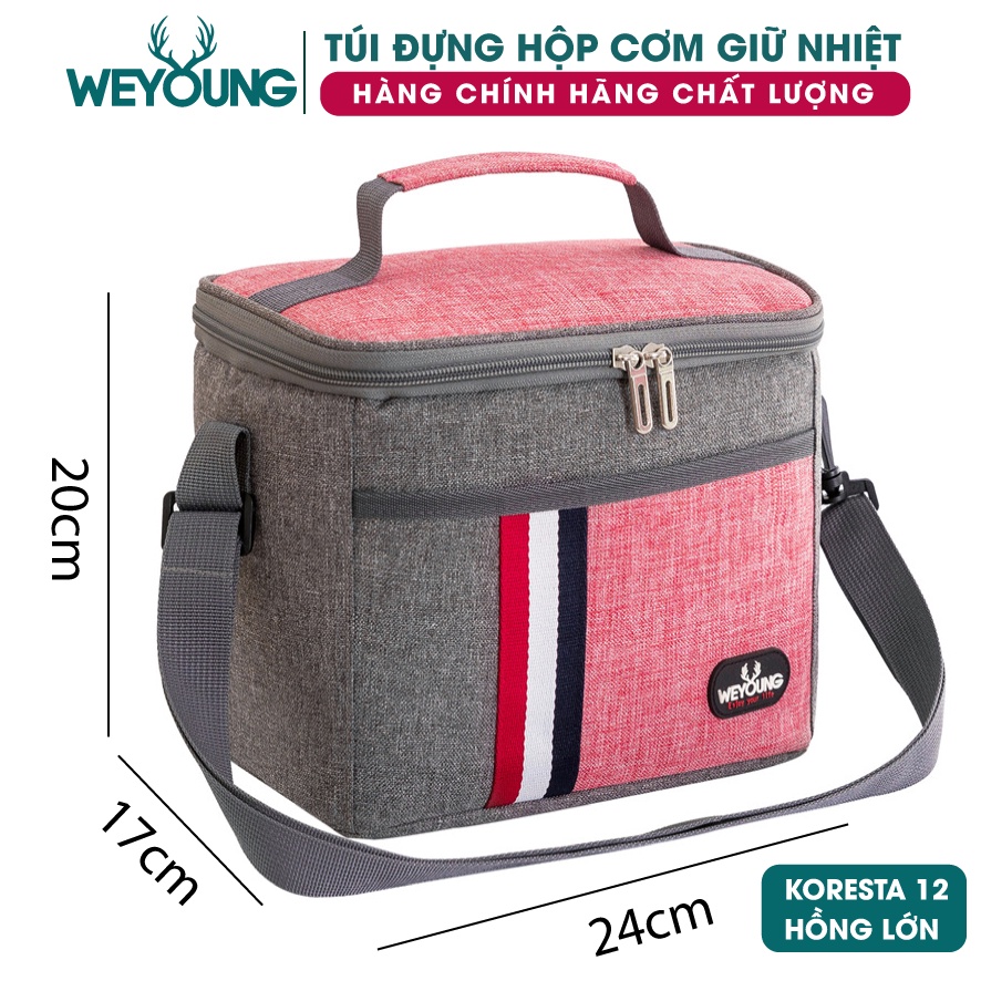 Túi đựng hộp cơm cao cấp, túi đựng cơm giữ nhiệt đa năng nhiều lớp ...