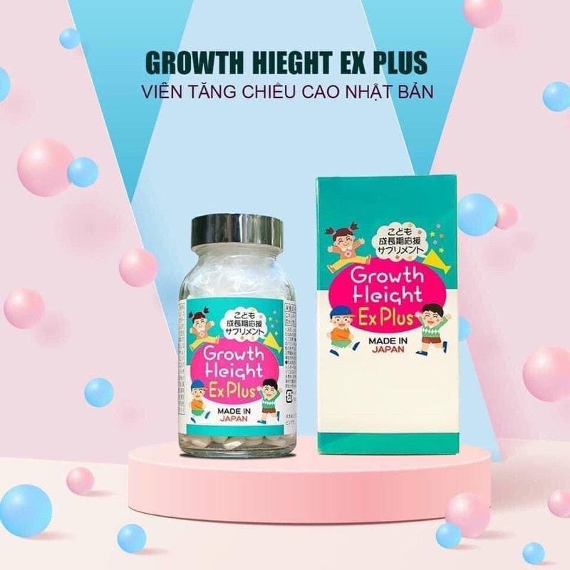 Viên uống tăng chiều cao GH growth height ex plus 300v mẫu mới | Shopee ...