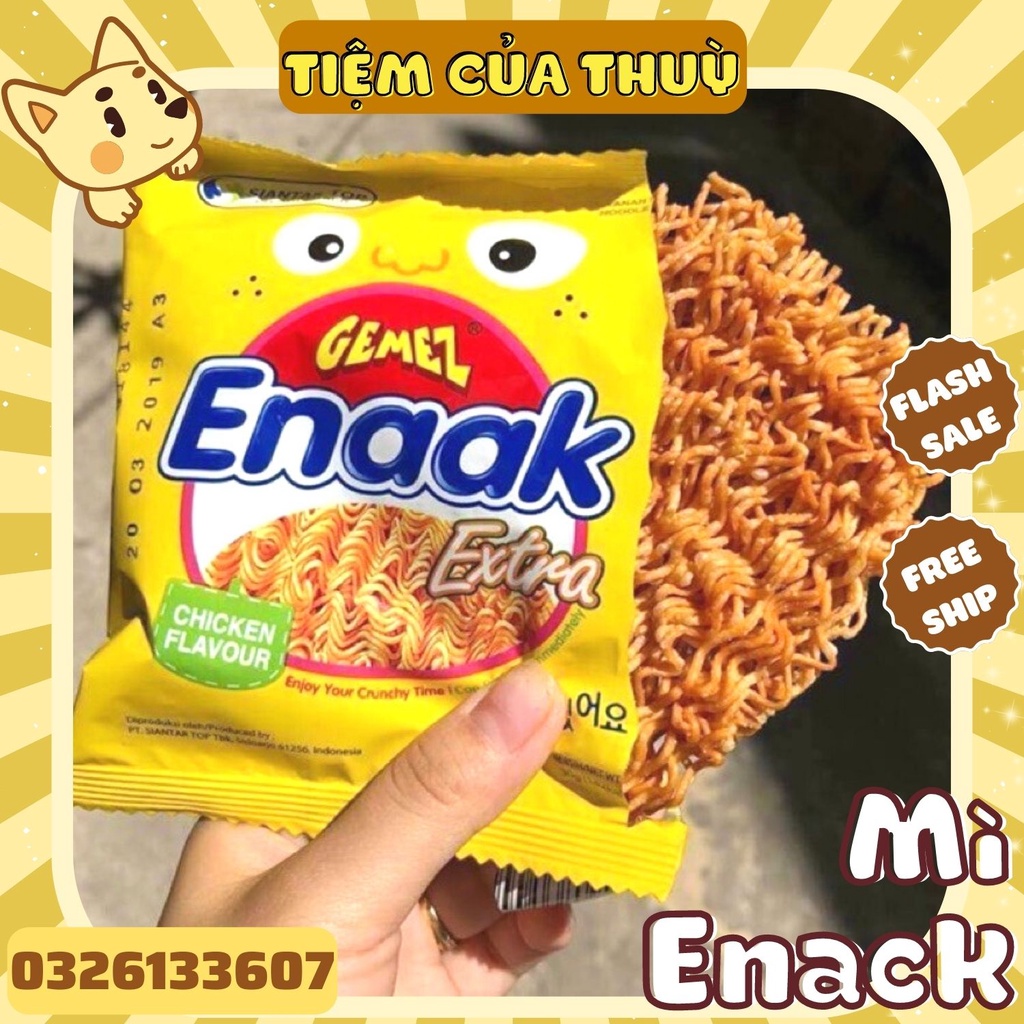 Snack Mì Enaak Indonesia, Mì Trẻ Em Ăn Liền Vị Gà Truyền Thống 30G, Đồ ...