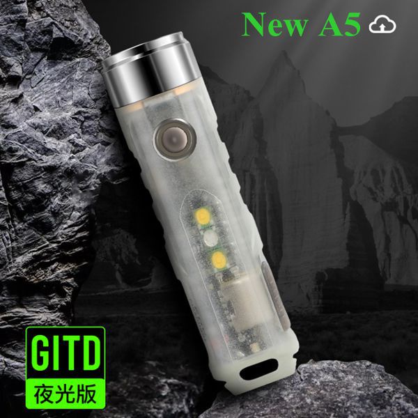 Đèn Pin Mini RovyVon New A5 Kèm Móc Khóa SST20 / 219C | Shopee Việt Nam