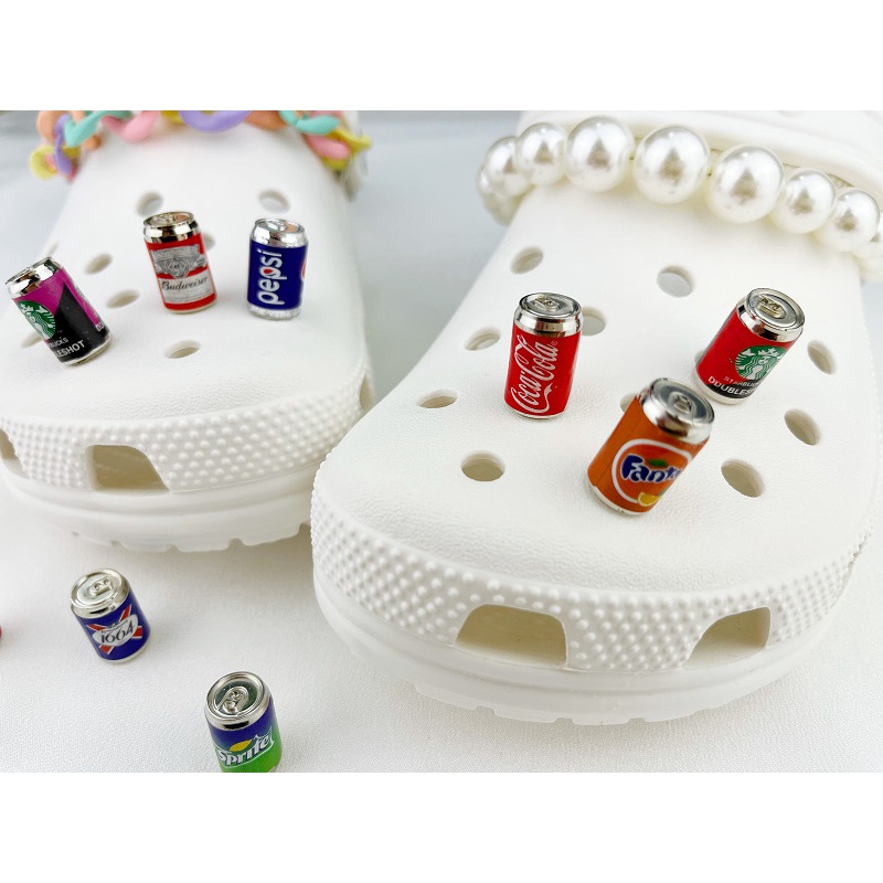 [Dễ Thương Deco] Giày Crocs / Coke / Sprite / Bia Bằng Nhựa Resin Tự ...