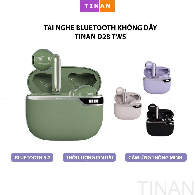 Tai Nghe Không Dây Bluetooth TINAN D28 TWS, Cho Điện Thoại, Android, IOS, Máy Tính Bảng, Laptop ...