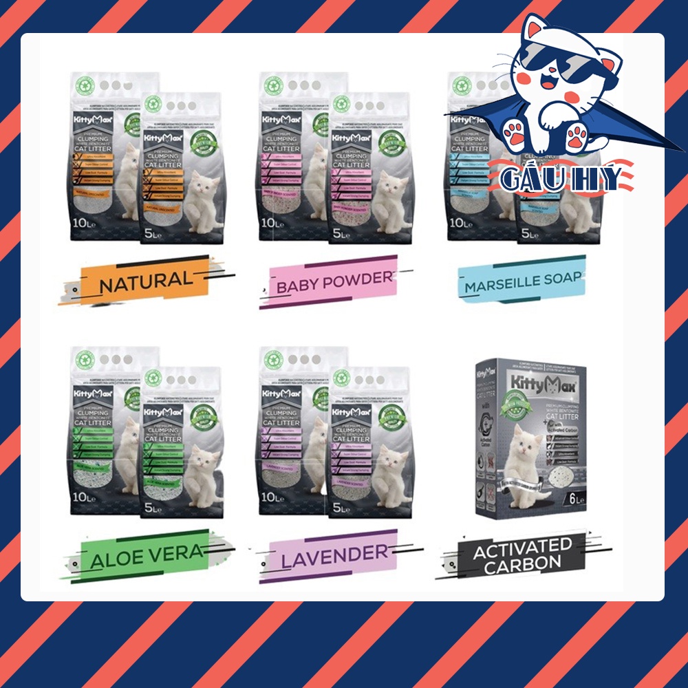 Cát mèo Bentonite KITTY MAX 10 lít | Shopee Việt Nam
