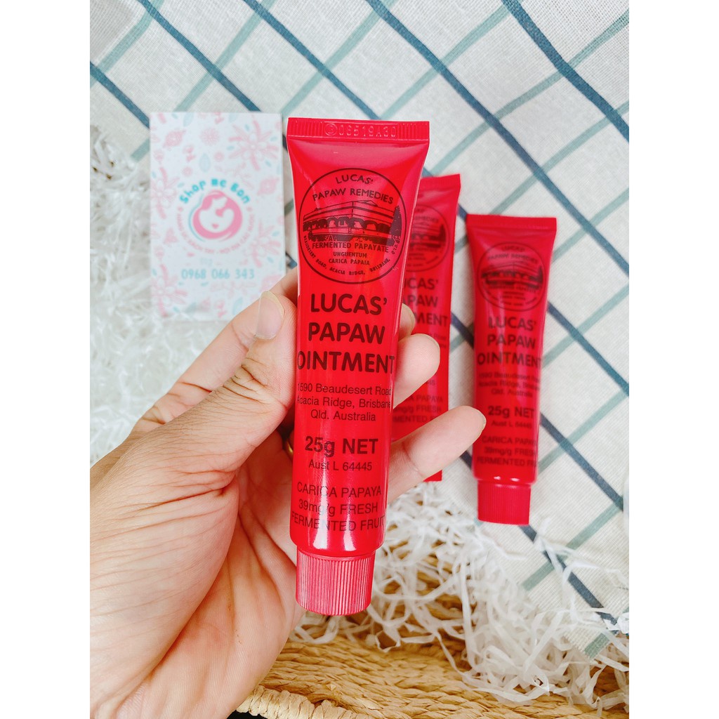 Kem đa năng Lucas Papaw Ointment 25g - Chính hãng Úc | Shopee Việt Nam