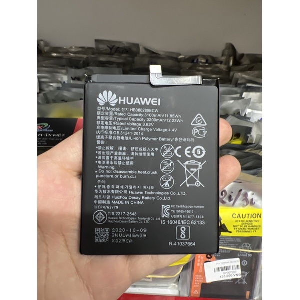Pin Huawei HB386280EWC/ Pin Huawei P10 ( 3200 mAh ) Dung lượng chuẩn ...