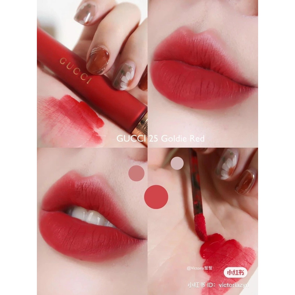 [SON GUCCI NEW 2022] Son Kem Lì Gucci Rouge Liquid Matte Màu 203, Màu ...