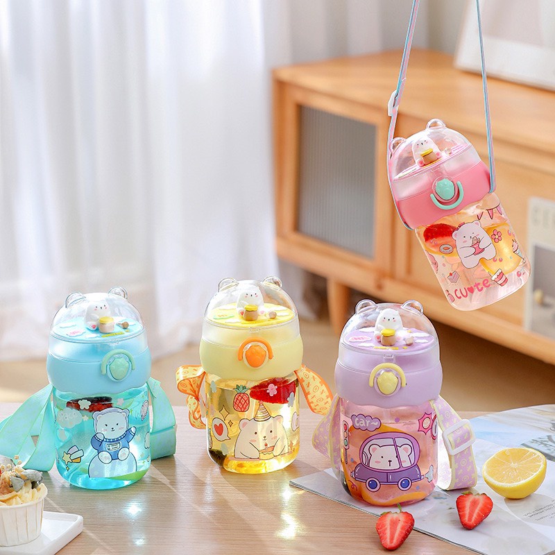 BÌNH TẬP UỐNG NƯỚC GẤU 580ML - NHỰA PP CAO CẤP | Shopee Việt Nam
