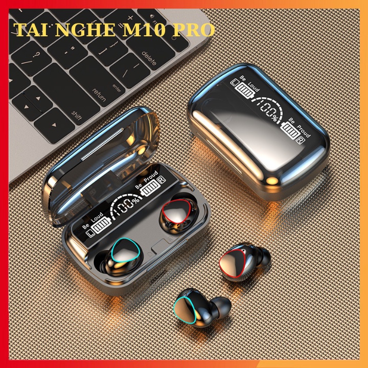 Tai Nghe Bluetooth M10 Pro, Tai Nghe Không Dây M10 Pro Phiên Bản Nâng Cấp Pin Trâu, Chạm Cảm Ứng ...