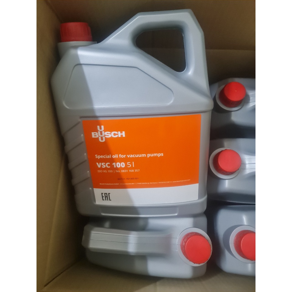 Dầu Chân Không Busch VSC 100 - Dầu Tổng Hợp ISO VG 100 - Can 5 Lít ...