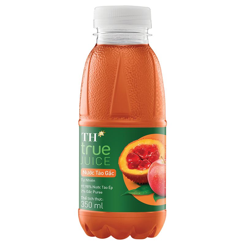Nước Trái Cây TH true JUICE Vị Táo Gấc Tự Nhiên Chai 350ml | Shopee ...