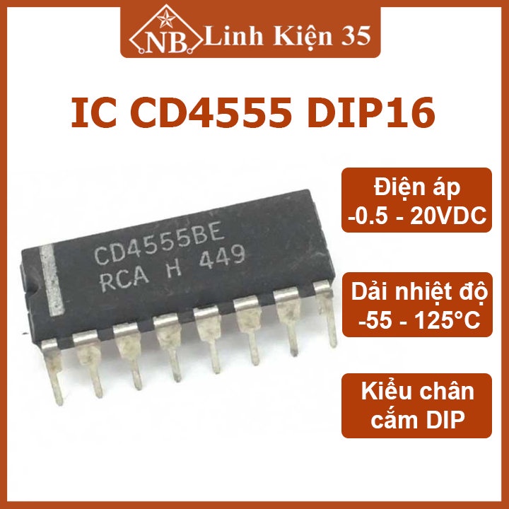Linh kiện CD4555BE DIP16 chất lượng | Shopee Việt Nam