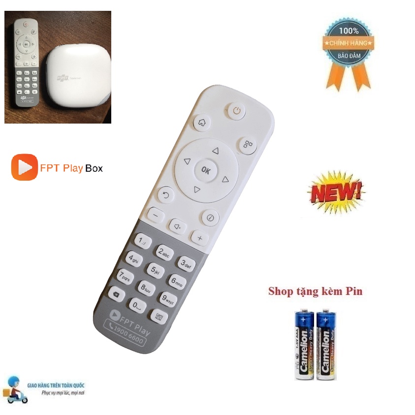 Remote Điều khiển đầu thu truyền hình FPT Play Box FX6-2ND- Hàng chính ...