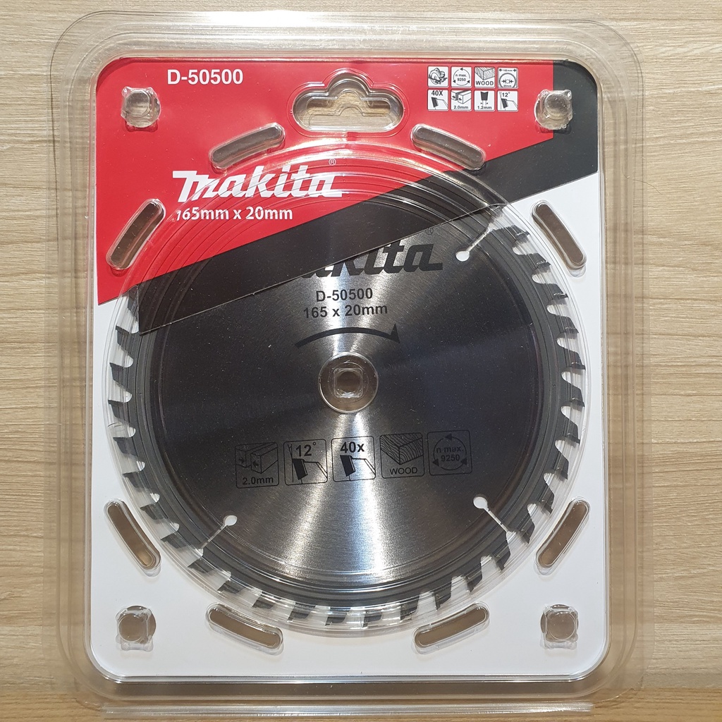 Lưỡi cắt gỗ 165mm 40 răng Makita D-50500 | Shopee Việt Nam