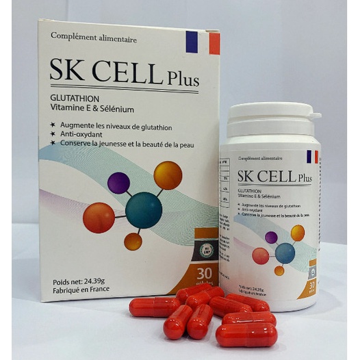 SK Cell Plus Viên uống trắng da nhập khẩu từ Pháp ( hộp 30 viên ...