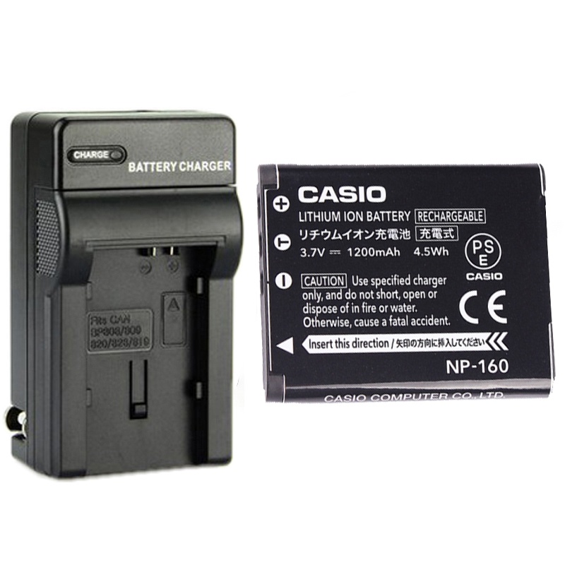 Bộ Sạc Pin Máy Ảnh Casio NP-160 EX-ZR55 ZR50 ZR60 ZR65 | Shopee Việt Nam