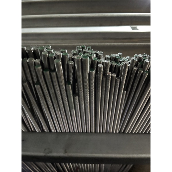 Thanh ren inox 304 M14 M16 M18 M20 M22 M24 dài 1m ty ren inox 304 bù ...