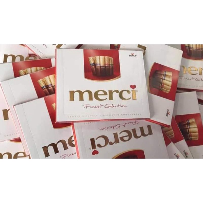 Socola thanh Merci 250gr hàng nội địa Đức | Shopee Việt Nam