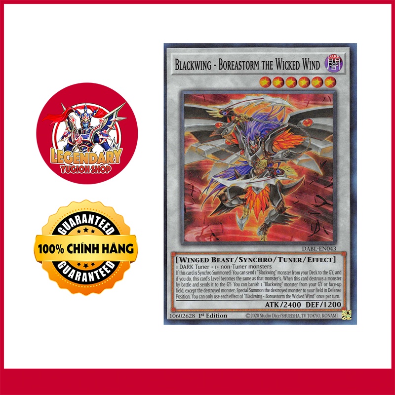 [Thẻ Bài Yugioh Chính Hãng] Blackwing - Boreastorm the Wicked Wind ...