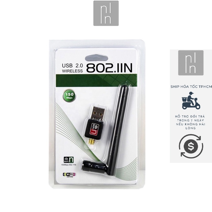 USB Thu Wifi Máy Tính 802.11n Có Anten Tốc Độ 150Mbps Phù Hợp Cho Hầu ...