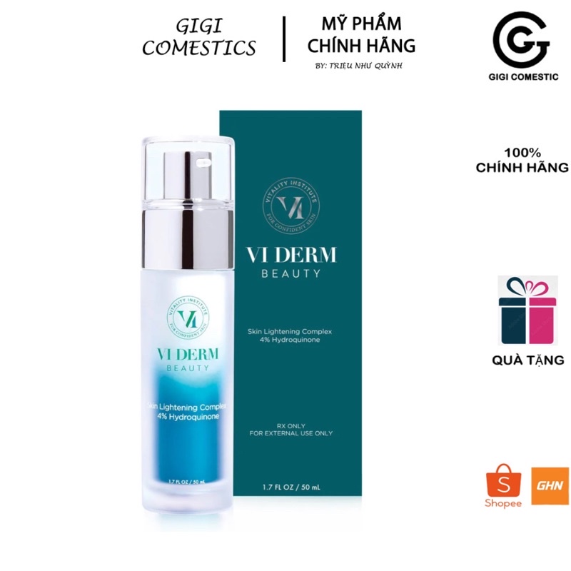 [Hàng công ty] Kem dưỡng ViDerm Skin Lightening Complex 4% HQ RX Vi ...