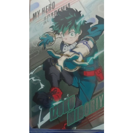 Card metalic Deku- My Hero Academia | Shopee Việt Nam
