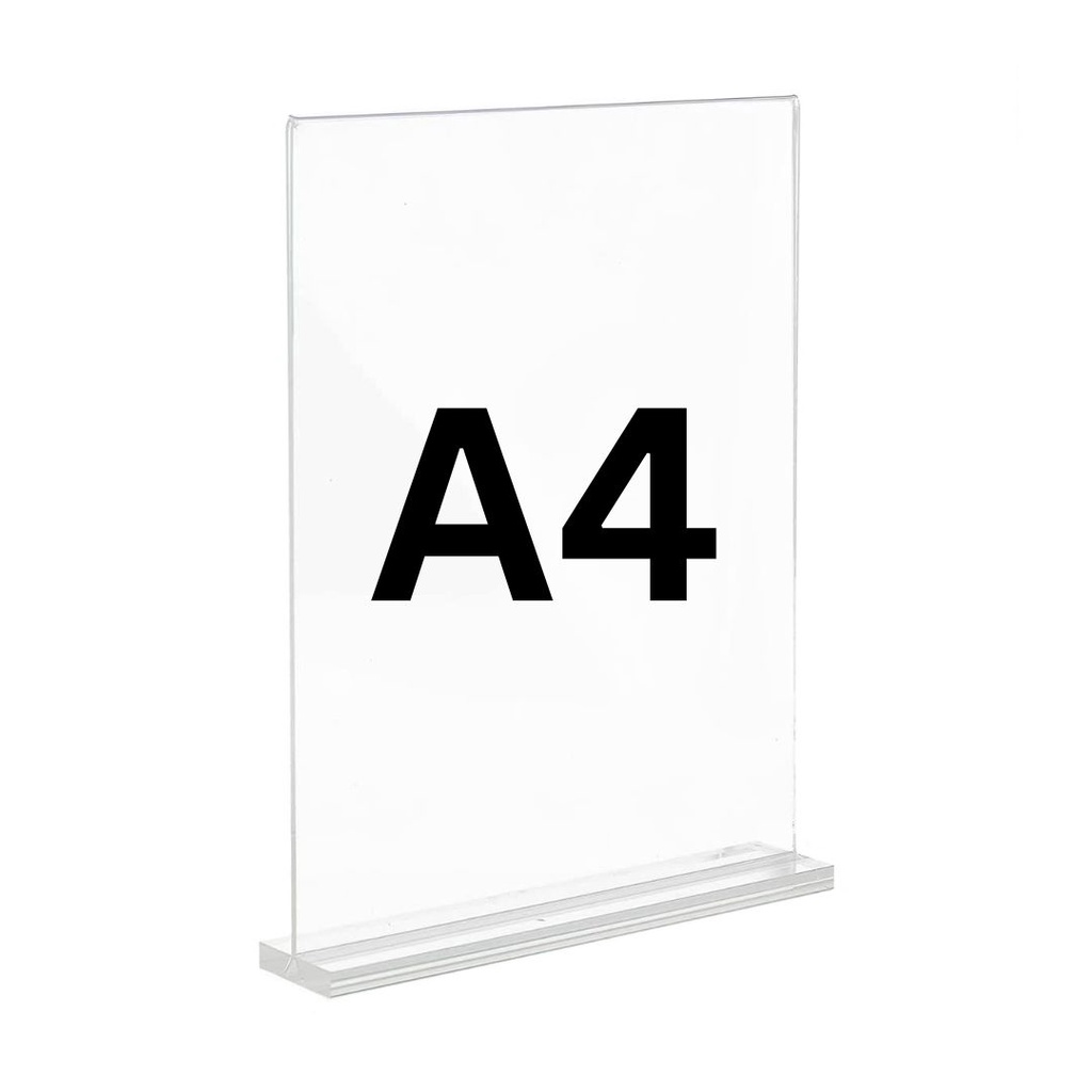 Menu Mica Standee Tentcard Quét QR Quảng Cáo Để Bàn A4 A5 A6 - Đế Trong ...