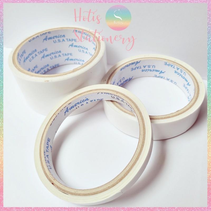 [HOTIS] Băng keo 2 mặt 0.5F/ 1.2F/ 2.4F/ 4.8F cắt dán thủ công DIY handmade | Shopee Việt Nam