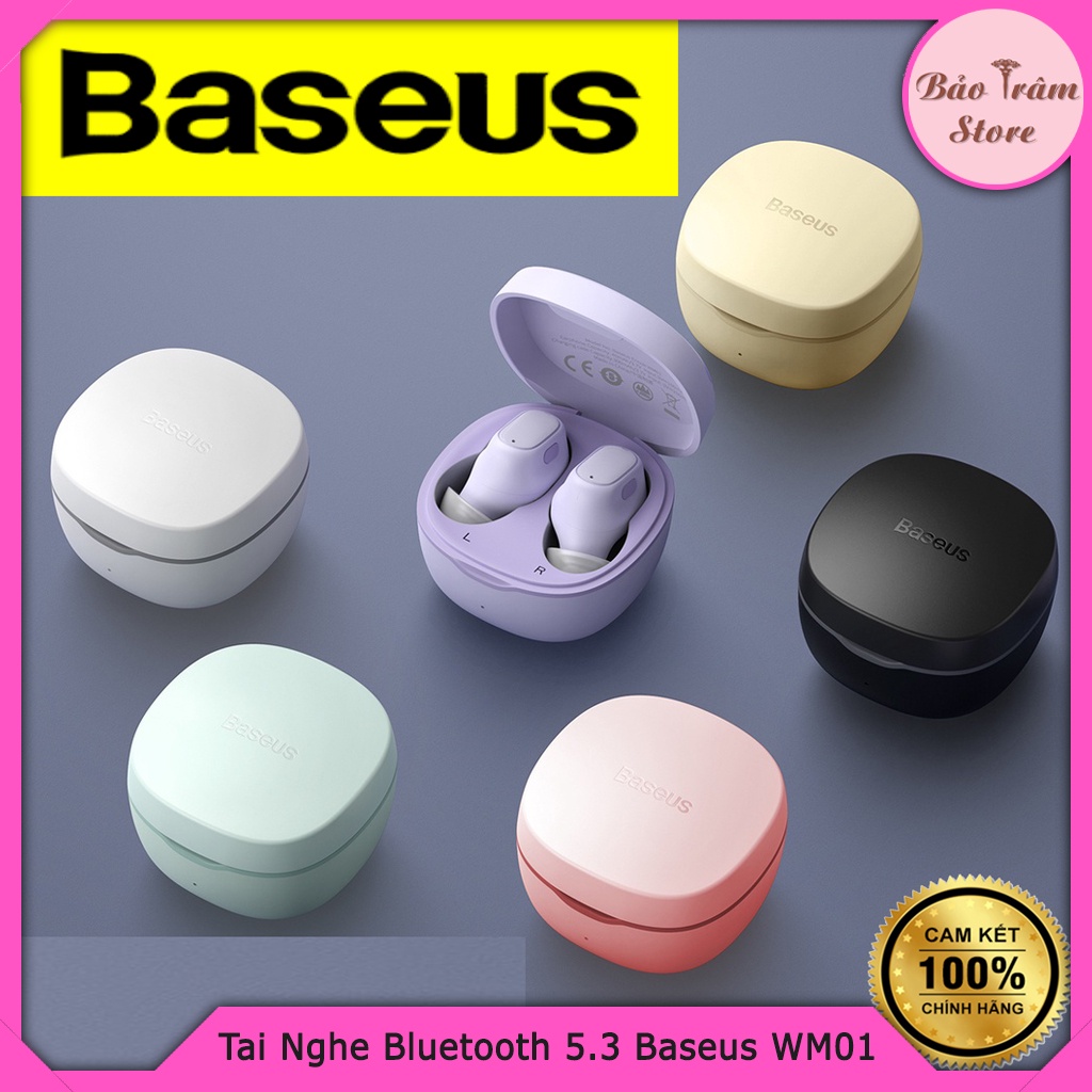 Tai Nghe Bluetooth Baseus WM01, chống ổn, nhiễu, âm thanh sống động ...