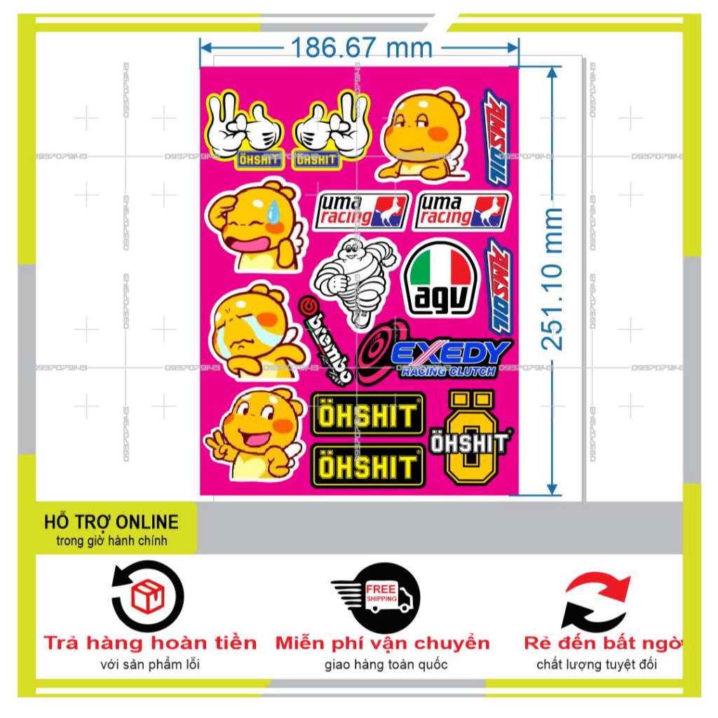 LOGO STICKER DÁN XE MÁY M70 - BI DECAL | Shopee Việt Nam